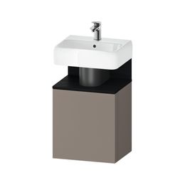 Duravit Waschtischunterschrank Qatego 44x35x64,5cm, 1 T, T li, Ei sw/Basalt ma (QA4076L16430000)