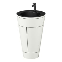 Duravit Waschtischunterschrank c-bonded Set Starck 1 56x86,4x60,5cm, st, IB, G sw, No w m (S19514OBD390010)
