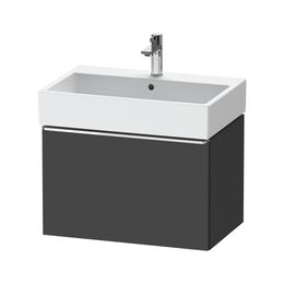 Duravit Waschtischunterschrank D-Neo 68,4x44,2cm, chr/Grap ma, 1 Ausz., wandh&auml;ngend (DE4272010490000)