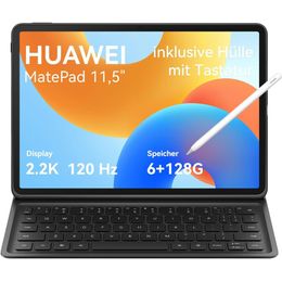 Huawei Tablet "MatePad 11.5" 2024 6+128GB", Energieeffizienz: G, grau, 128 GB, ohne eSIM, Tablets_EBookReader, Lautst&auml;rkeregler, Tablet