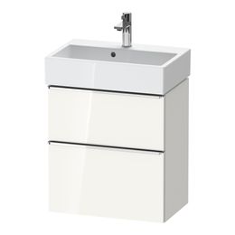 Duravit Waschtischunterschrank D-Neo Compact 58,4x37,2xcm, 1 Kast, 1 A, chr/we hgl (DE4329010220000)