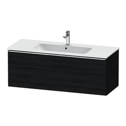 Duravit Waschtischunterschrank D-Neo 121x46,2cm, chr/Eiche sw, 1 Ausz., wandh&auml;ngend (DE4264010160000)