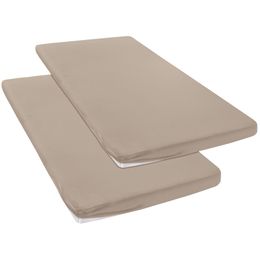 Spannbettlaken OTTO HOME "Physalis Topper COMFORT, 100% Baumwolle, 150 g/m&sup2;", beige, B:90cm L:200cm, Jersey, Obermaterial: 100% Baumwolle, Bettlaken, Spannbettlaken, Baumwolle, Matratzen bis 10 cm H&ouml;he, Bettlaken, Spannbetttuch, Laken
