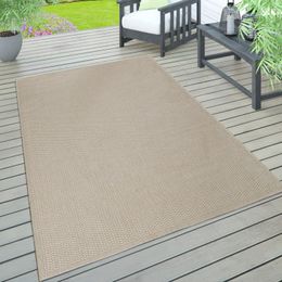 Teppich Paco Home "Timber 125", beige, B:120cm H:4mm L:160cm, Polypropylen, Teppiche, Teppich, Flachgewebe, Sisal Optik, auch als L&auml;ufer, In- und Outdoor geeignet