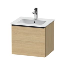 Duravit Waschtischunterschrank D-Neo 51x40,2x44cm, 1 A, wd, schwarz/Eiche Nat (DE42600BD300000)