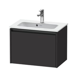 Duravit Waschtischunterschrank Ketho.2 Compact 61x39cm, graph matt, 1 Ausz., wandh&auml;ngend (K25055080800000)