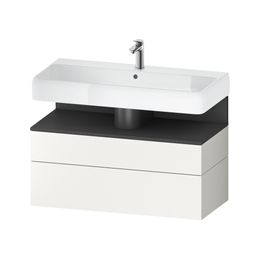 Duravit Waschtischunterschrank Qatego 99x47x59cm, gra m/we m, 1 Kast, 1 Ausz. (QA4395049840000)