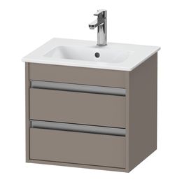 Duravit Waschtischunterschrank Ketho Compact 50x41,2x48cm, 2 Schubk., wandh&auml;ngend, bas. ma (KT644404343)