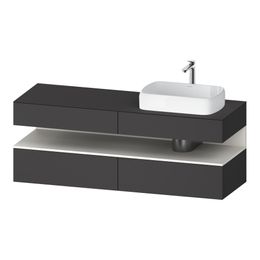 Duravit Waschtischunterschrank Qatego 160x55x60cm, w m/Gr m, Pl, B r, Nischenb (QA4778084490010)