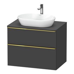 Duravit Waschtischunterschrank D-Neo 80x55cm, g pol/gra m, 2 SBK, 1 A, 1 Pl (DE4967034490000)