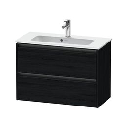 Duravit Waschtischunterschrank Ketho.2 Compact 81x39cm, Ei sw, 2 Schub., wandh&auml;ngend (K25256016160000)