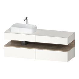 Duravit Waschtischunterschrank Qatego 160x55x60cm, E Ma/w m, Pl, B l, Nischenb (QA4777055840010)