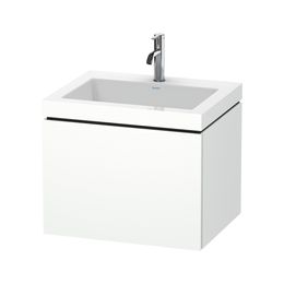 Duravit Waschtischunterschrank c-bonded L-Cube 60 x48cm, 1 HL, we. ma, 1 Ausz., wandh&auml;ngend (LC6916O1818)