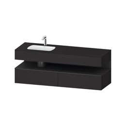 Duravit Einbauwaschtisch-M&ouml;bel-Set Qatego 160x50x60cm, Kon-WTU, B, B l, gra m/Gr m (QA4795049800010)