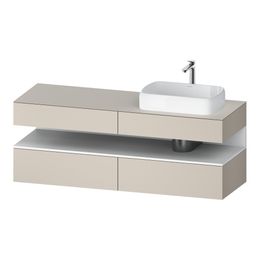 Duravit Waschtischunterschrank Qatego 160x55x60cm, w m/ta m, Pl, B r, Nischenb (QA4778018910010)