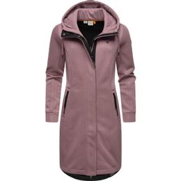 Kurzmantel Ragwear "Kurzmantel Letti Long Bonded", Damen, Gr. L, rosa (mauve), Obermaterial: 100% Polyester PES., M&auml;ntel Kurzmantel