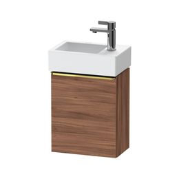 Duravit Waschtischunterschrank D-Neo 36,4x22,2x44cm, 1 T&uuml;r, An R, g pol/Nu N (DE4218R34790000)