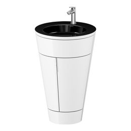 Duravit Waschtischunterschrank c-bonded Set Starck 1 56x86,4x60,5cm, st, Gr. ES geb., we. hgl (S19515O70850000)
