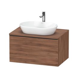 Duravit Waschtischunterschrank D-Neo 80x55cm, sw/Nuss N, 1 A, 1 Pl, wandh&auml;ngend (DE49470BD790000)