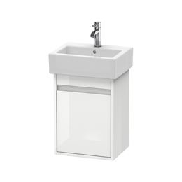Duravit Waschtischunterschrank Ketho 40x32x55cm, wandh&auml;ngend, T re, wei&szlig; hochglanz (KT6630R2222)