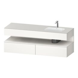Duravit Einbauwaschtisch-M&ouml;bel-Set Qatego 160x50x60cm, Kon-WTU, B, B re, we matt (QA4796084840010)