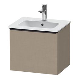 Duravit Waschtischunterschrank D-Neo 51x40,2x44cm, 1 A, wandh&auml;ngend, schwarz/Leinen (DE42600BD750000)