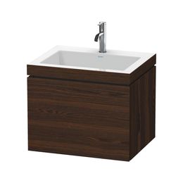 Duravit Waschtischunterschrank c-bonded L-Cube 60 x48cm, 1 HL, N geb., 1 Ausz., wandh&auml;ngend (LC6916O6969)