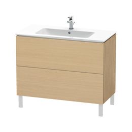 Duravit Waschtischunterschrank L-Cube 102x48,1cm, Ei natur, 2 Ausz&uuml;ge, stehend (LC662703030)