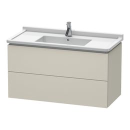 Duravit Waschtischunterschrank L-Cube 102x46,9cm, Tau matt, 2 Schub., wandh&auml;ngend (LC626608383)