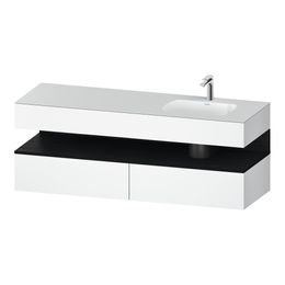 Duravit Einbauwaschtisch-M&ouml;bel-Set Qatego 160x50x60cm, Kon-WTU, B, B r, E sw/we ma (QA4796016180010)