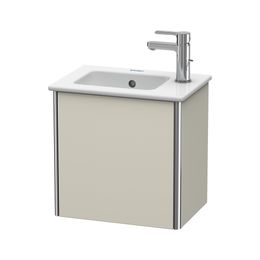 Duravit Waschtischunterschrank XSquare 41x28,9x40cm, wandh&auml;ngend, T. re, Tau matt (XS4170R8383)