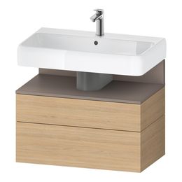 Duravit Waschtischunterschrank Qatego 79x47x59cm, ba m/E N, 1 Kast, m Nischenb (QA4394043300010)