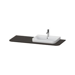 Duravit Waschtisch-Konsole Happy D.2 Plus 130x55cm, m 1 AS, Beck. re, Nussb geb. (HP031KR6969)