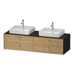 Duravit Waschtischunterschrank White Tulip 160x55cm, E Nat gra m, k Ein/o Be (WT4996BH5580000)