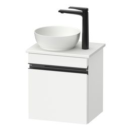 Duravit Konsolen-Waschtischunterschrank wandh&auml;ngend Sivida 40x44x32,5cm, T&uuml;r, Gr. sw, li, Wei&szlig; Matt (SV4656LBD180000)