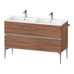 Duravit Waschtischunterschrank boden Sivida 128x59,1x47,7cm, 2 Schub., N N, Gr. chr (SV4647010790000)