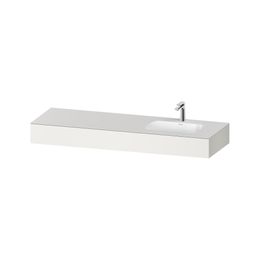Duravit Einbauwaschtisch-M&ouml;bel-Set Qatego 160x55x17cm, m K, 1 AS, m &Uuml;, B r, w matt (QA4694084840000)