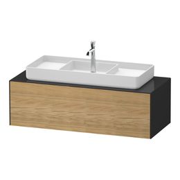Duravit Waschtischunterschrank White Tulip 130x55cm, B m, E N gra g, k Ein/m Be (WT4977MH5H10010)