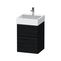 Duravit Waschtischunterschrank D-Neo 48,4x44,2cm, sw/Ei s, 1 Schubk., 1 Ausz. (DE43700BD160000)