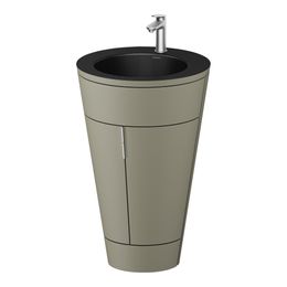 Duravit Waschtischunterschrank c-bonded Set Starck 1 56x86,4x60,5cm, st, IB, G ES ge, st-g m (S19514O70920010)