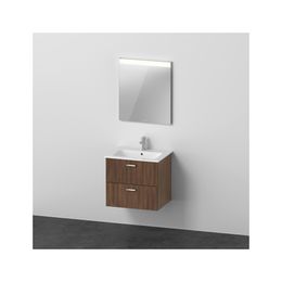 Duravit M&ouml;bel-Set XBase 2 Schubk&auml;sten, 63cm, Nussbaum dunkel (XB0070021210000)