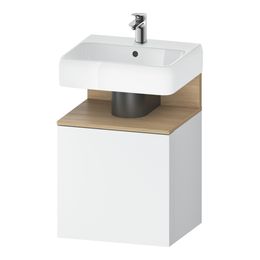 Duravit Waschtischunterschrank Qatego 49x42x64,5cm, 1 T, T. re, Ei nat/wei&szlig; ma (QA4077R30180000)