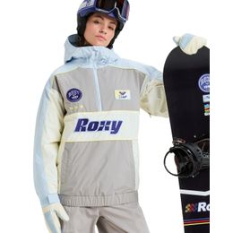 Snowboardjacke Roxy "Chloe Kim 10K", Damen, Gr. L, ash, Obermaterial: 59% recyceltem Nylon, 41% Nylon;, Jacken Snowboardjacke