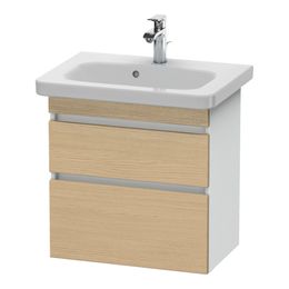 Duravit Waschtischunterschrank Com DuraStyle 58x36,8cm, E na/we ma, 2 SchKa., wandh&auml;ngend (DS647903018)