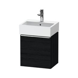 Duravit Waschtischunterschrank D-Neo 43,4x32,2x44cm, 1 T&uuml;r, An L, ch/Ei sw (DE4217L10160000)