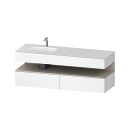 Duravit Einbauwaschtisch-M&ouml;bel-Set Qatego 160x50x60cm, Kon-WTU, B, B l, T m/we ma (QA4795091180010)
