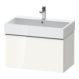 Duravit Waschtischunterschrank D-Neo 78,4x44,2cm, chr/we hgl, 1 Ausz., wandh&auml;ngend (DE4273010220000)