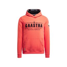 Gaastra Hoodie mit Logo-Applikation und Tapes Herren Gr&ouml;&szlig;e S orange