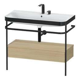 Duravit M&ouml;belwaschtisch-Kombi Happy D.2 Plus 97,5x49cm, 2 HL, Me E, m Konso, 1 Lad (HP4743E7171)