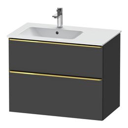 Duravit Waschtischunterschrank D-Neo 81x46,2cm, 1 Kast, B L, g pol/Graphit ma (DE4366034490000)